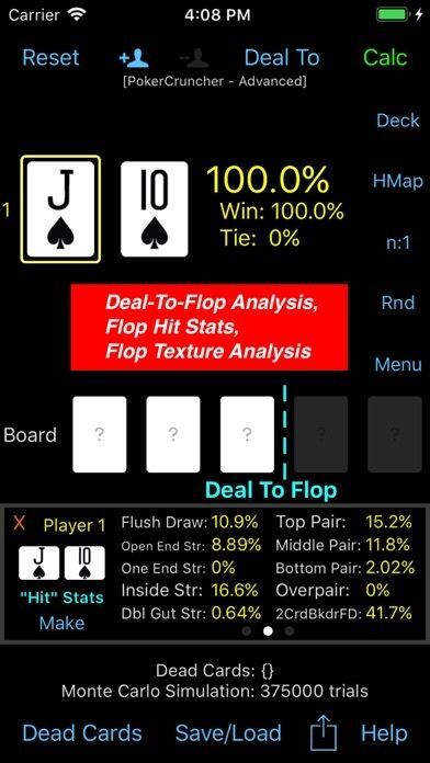 「PokerCruncher - Advanced Odds（iOS）」のアプリ紹介と関連攻略Wiki | Gamerch