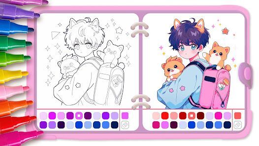 「Cute Drawing : Anime Color Fan」のアプリ紹介とポイ活・攻略Wikiの情報（Android） | Gamerch