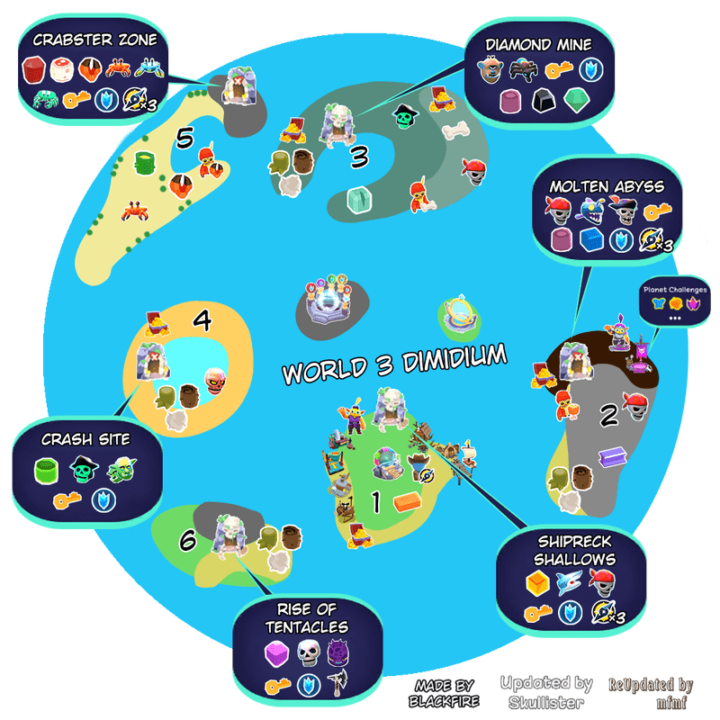 DIMIDIUMマップ･リソース - My Universe 攻略 | Gamerch