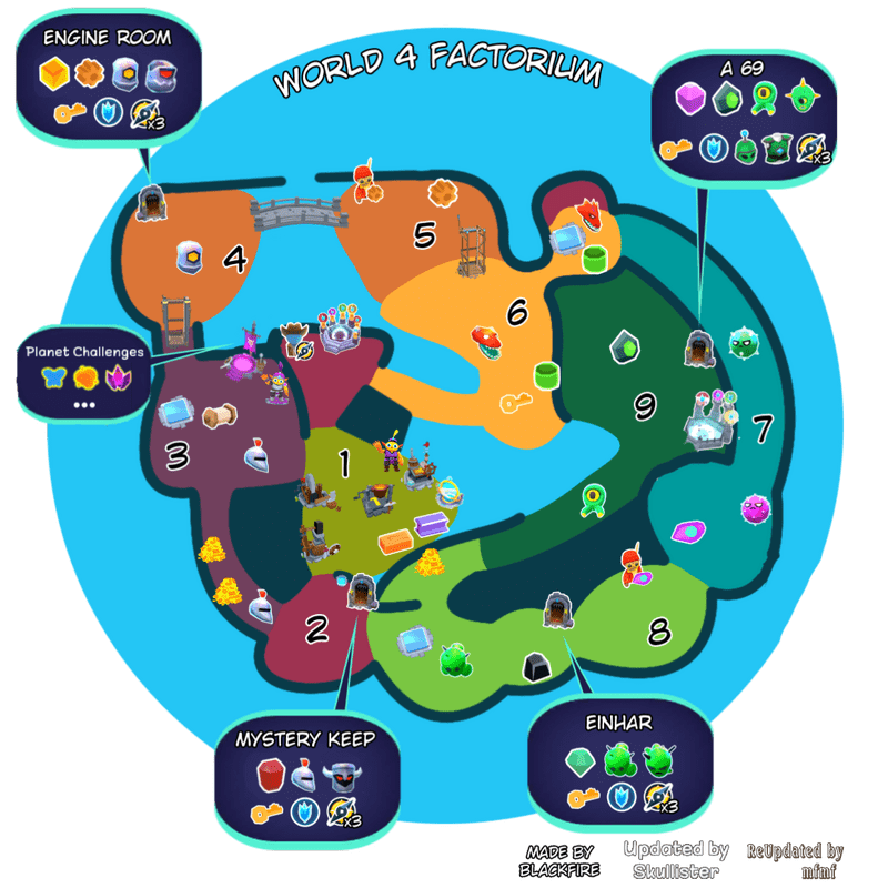 FACTORIUMマップ･リソース - My Universe 攻略 | Gamerch